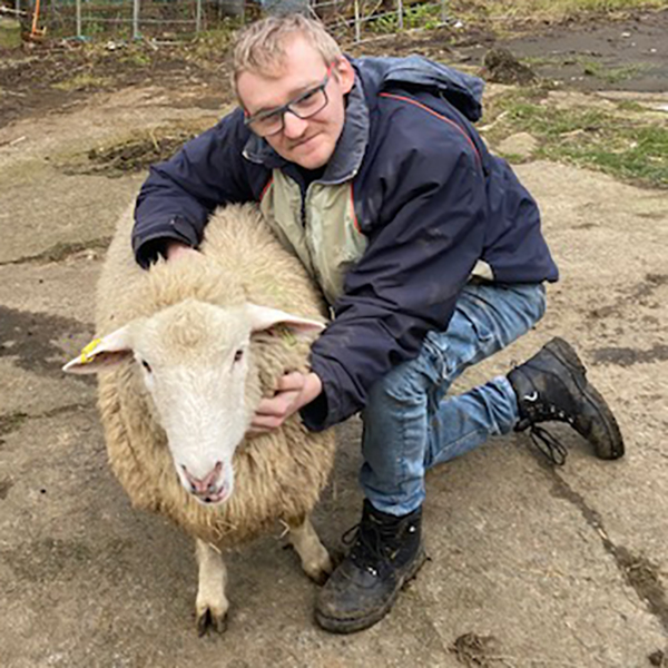 Connor and rambo the sheep web - Shared Lives | South West